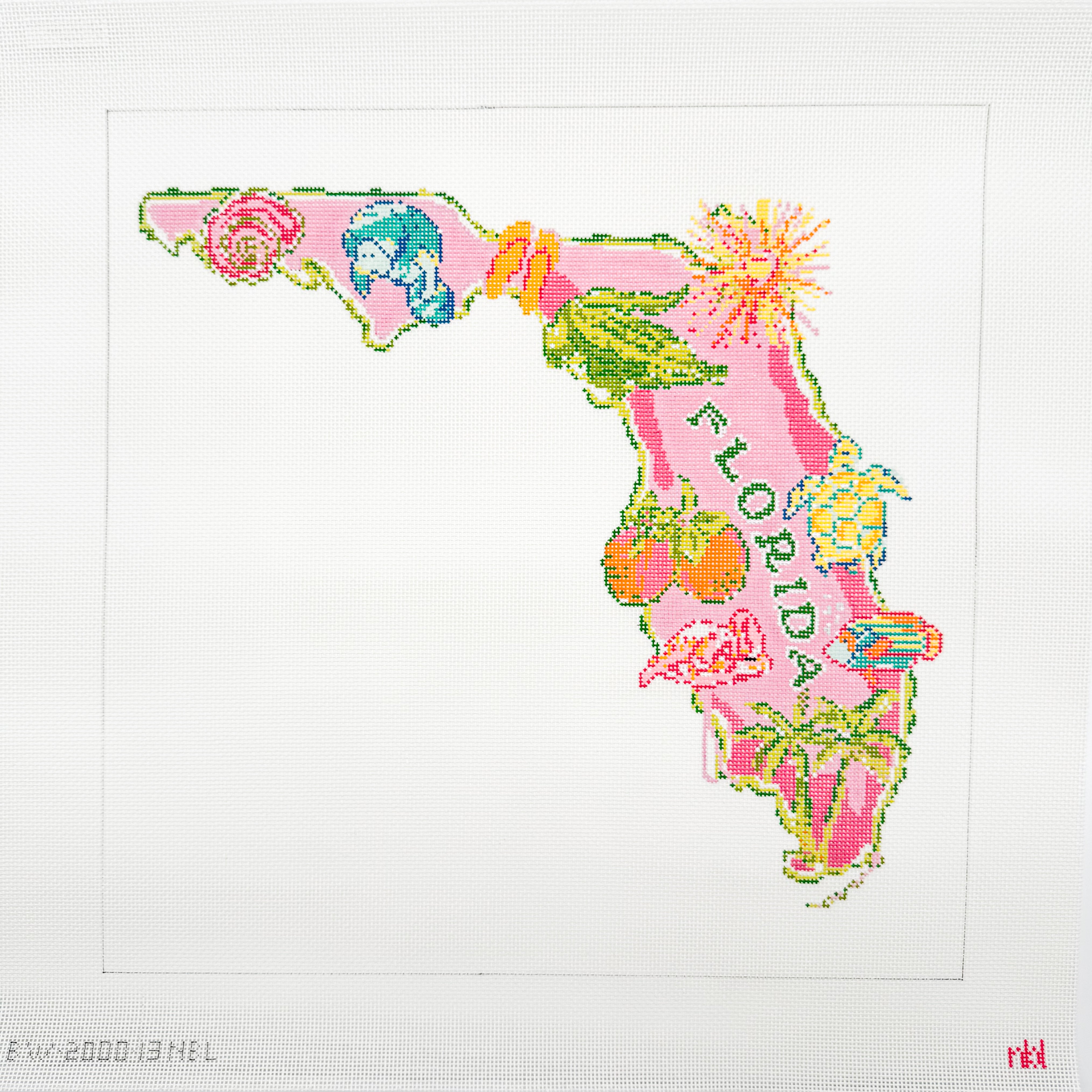 Lilly Florida (13 mesh) – NovellaNeedlepoint