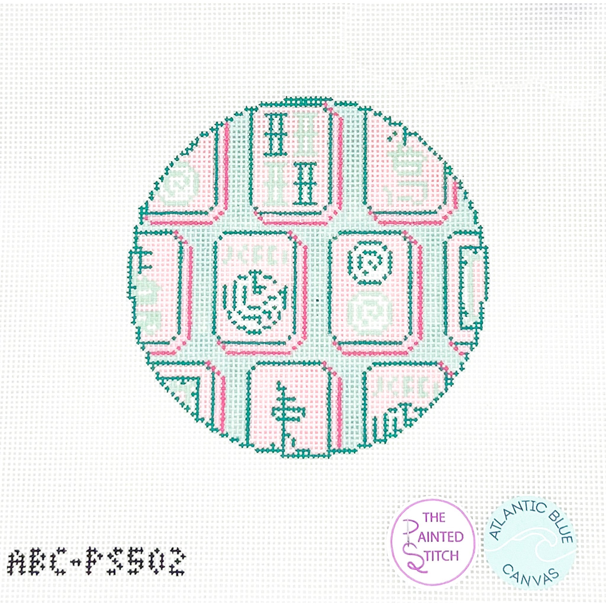 Mahjong Tiles - Round – NovellaNeedlepoint